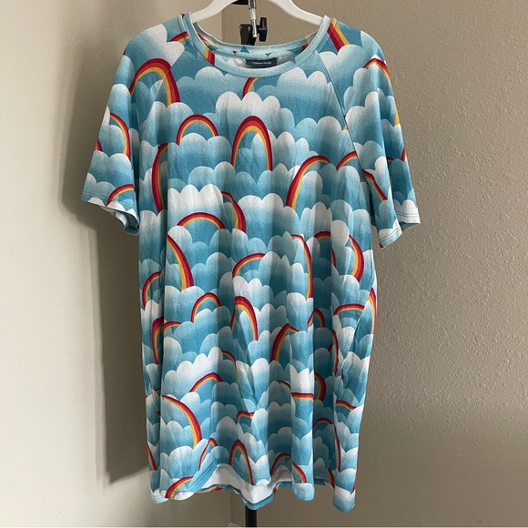 Modcloth | Dresses | Modcloth Rainbow Tshirt Mini Dress | Poshmark